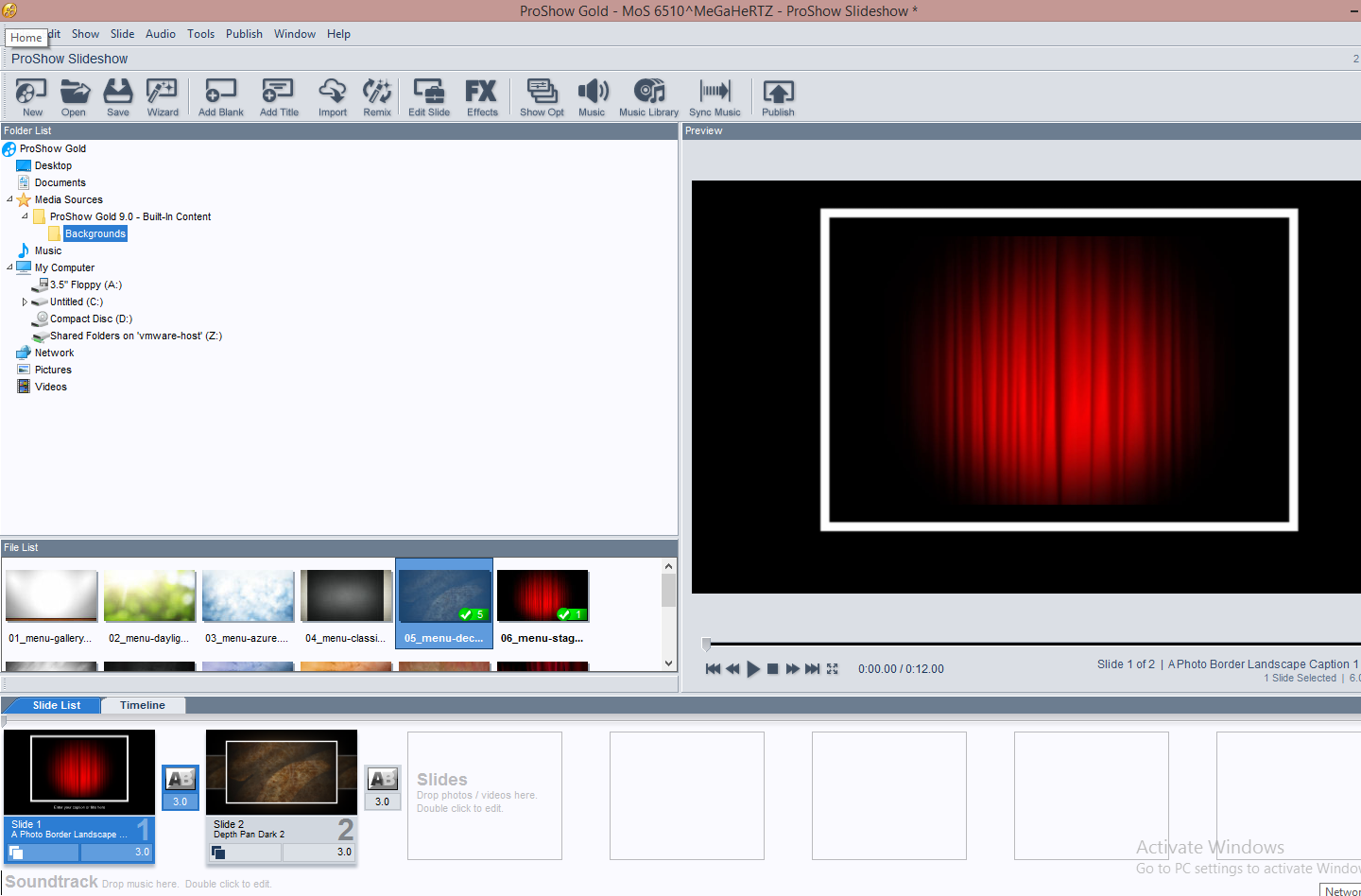 ProShow Gold version 9.0.3771 Activation